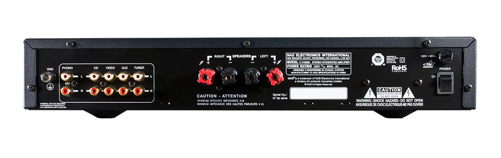 NAD C 316 BEE V2 (C316) Integrated amplifier stereo 40W price - RMS ...