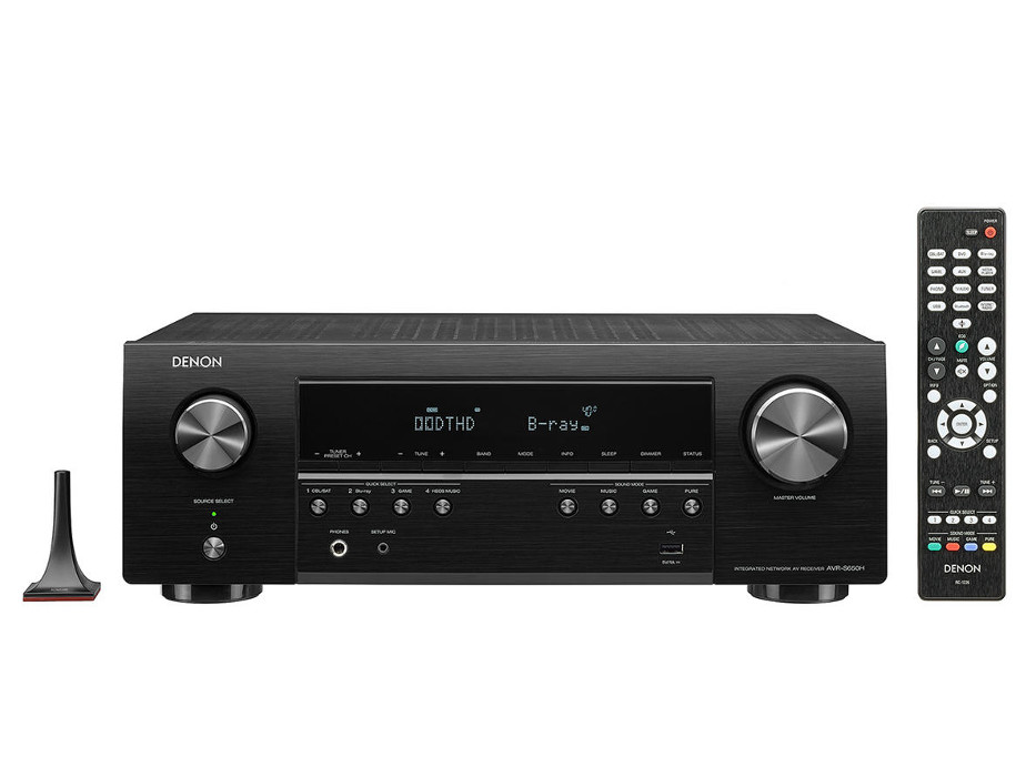 Denon AVR-S650H Amplituner kina domowego 5.2 z AirPlay, HEOS cena