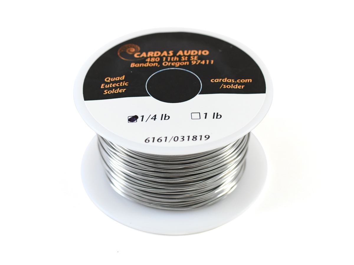 Cardas Quad Eutectic Roll solder - 1/4lb price - RMS-store.eu - Hi-Fi ...