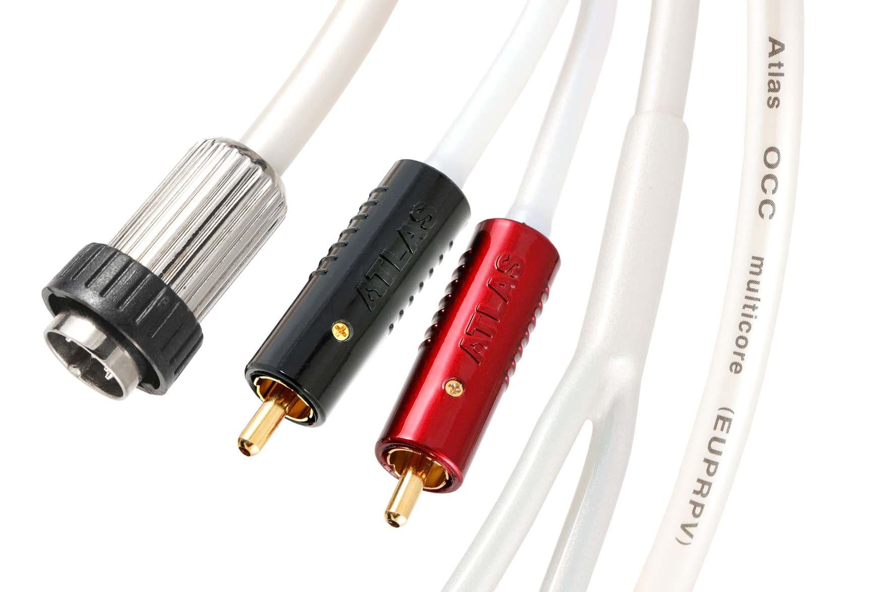 Atlas Equator Achromatic Kabel DIN - 2xRCA - 0,5m