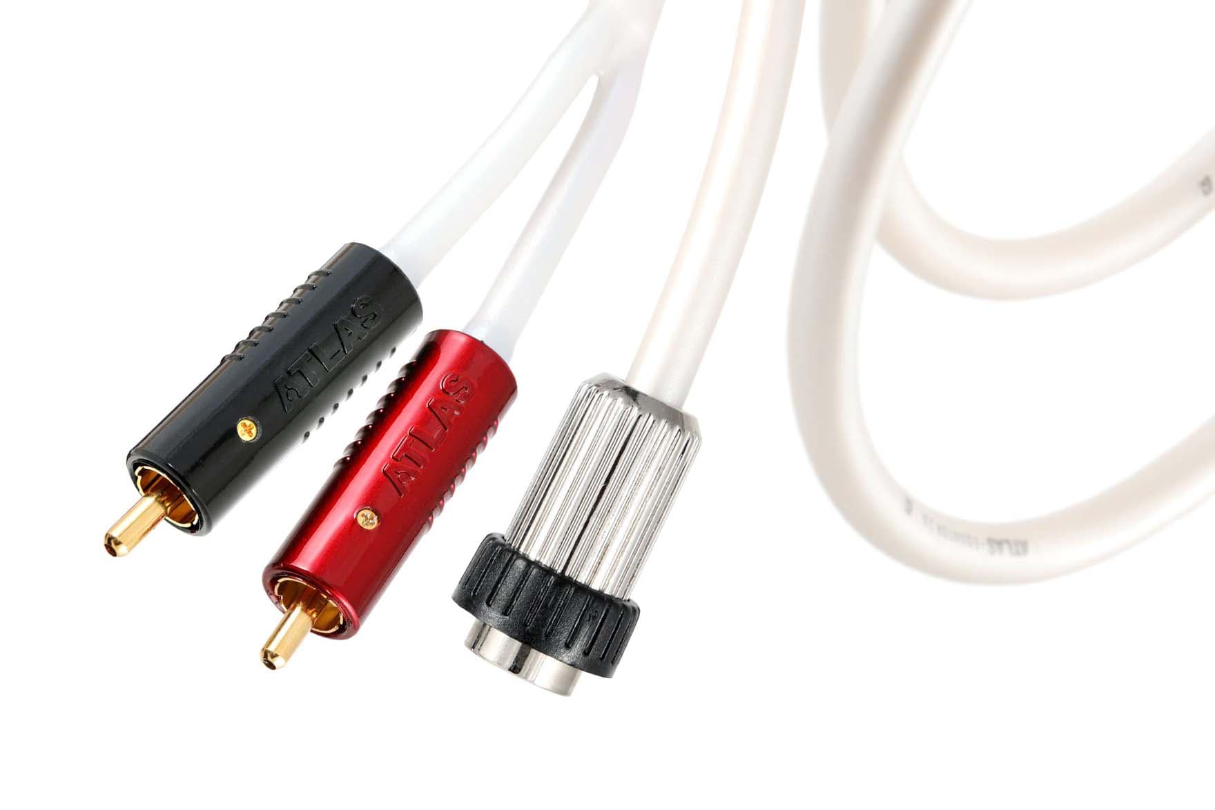 Atlas Equator Achromatic Kabel DIN - 2xRCA - 1m