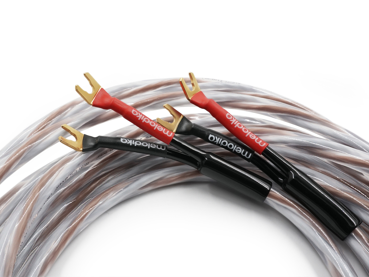 Melodika BSSC3825s (BSSC-3825s) Brown Sugar Kabel głośnikowy klasy pre Hi-End 2 x3,8mm2 - 2,5m ...