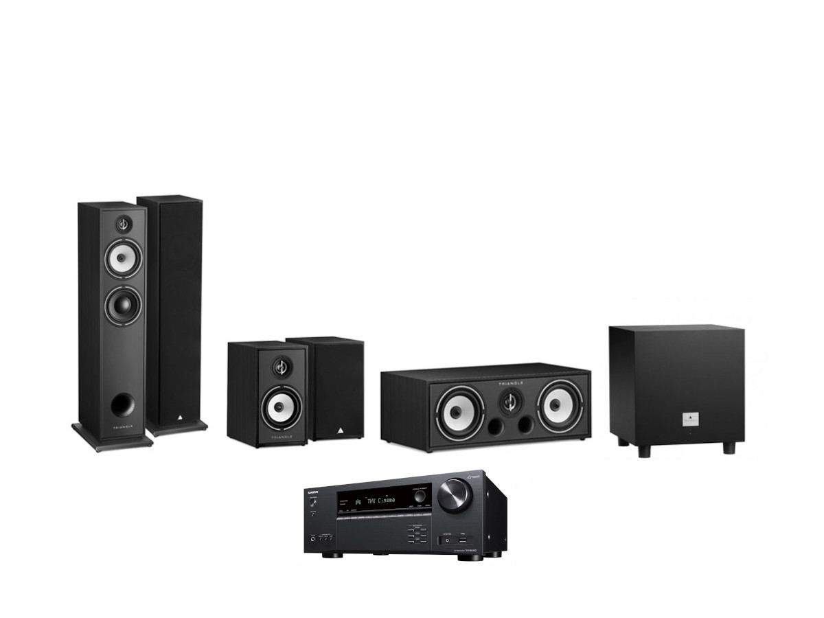 Onkyo TX-NR6100 + Triangle Tales 340 + Triangle Borea BR07 + Triangle ...