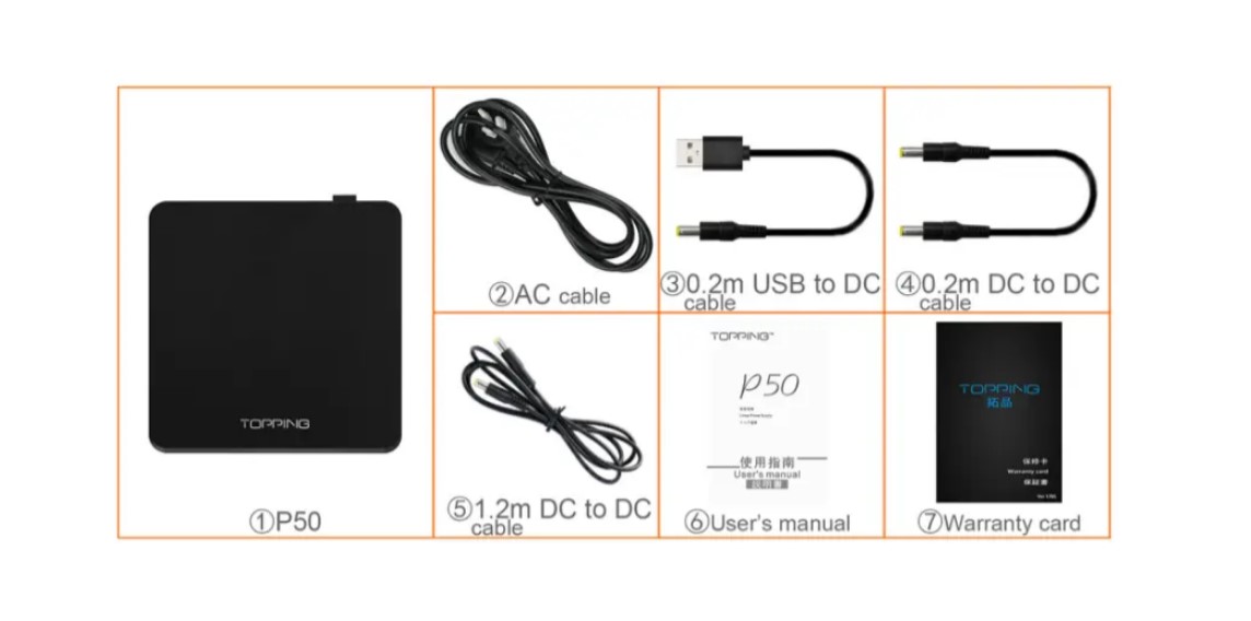Topping P50 (P-50) Stabilizowany zasilacz sieciowy