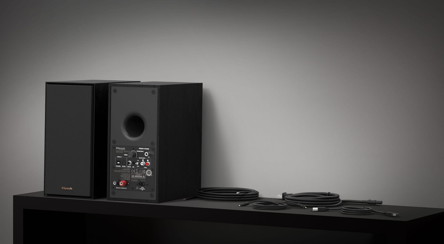 Klipsch Reference R-40PM (R40PM) kolumny podstawkowe aktywne ...