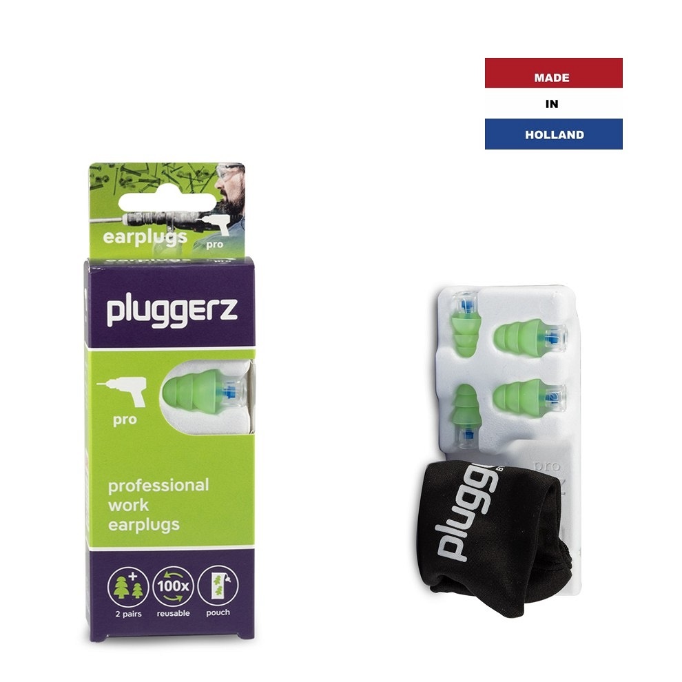 Pluggerz Uni Fit (UniFit) PRO Zatyczki, stopery do uszu do pracy w ...