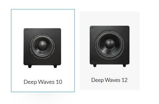 Velodyne Acoustics Deep Waves 10 (DeepWaves10) Subwoofer 350W