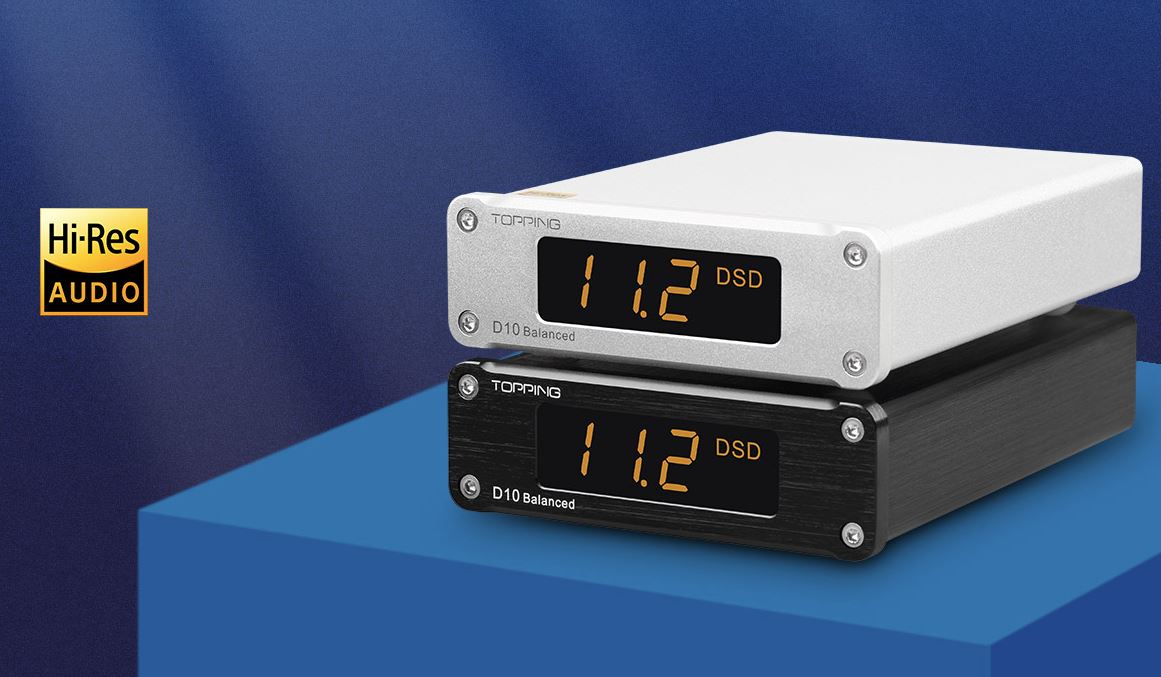 Topping D10B (D-10B) Zbalansowany przetwornik cyfrowo-analogowy DAC